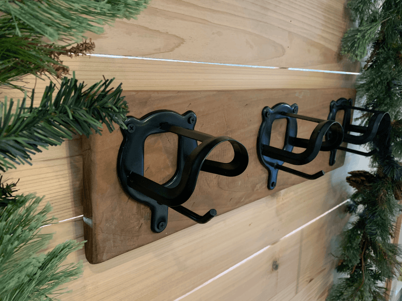 Horse Tack Bridle Wall Coat Rack with 3 Hooks, Country Farmhouse Wall ...