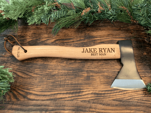 Custom Engraved Axe, Personalized Hatchet, Groomsmen Gift, Best Man ...