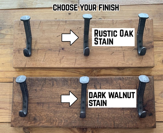 Handcrafted Rustic Farmhouse Wooden Hat Rack - 4 Hanger – Magnolia Oaks ...